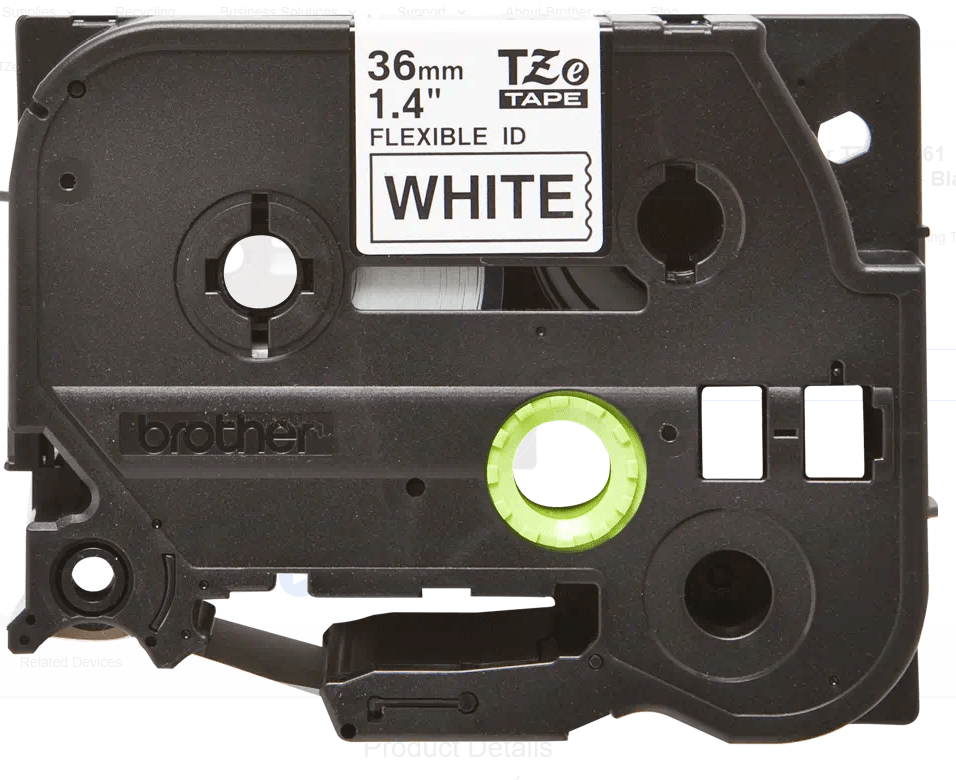 Flexible ID Tape Compatible Label Maker Tape for Brother P-touch TZe-F ...
