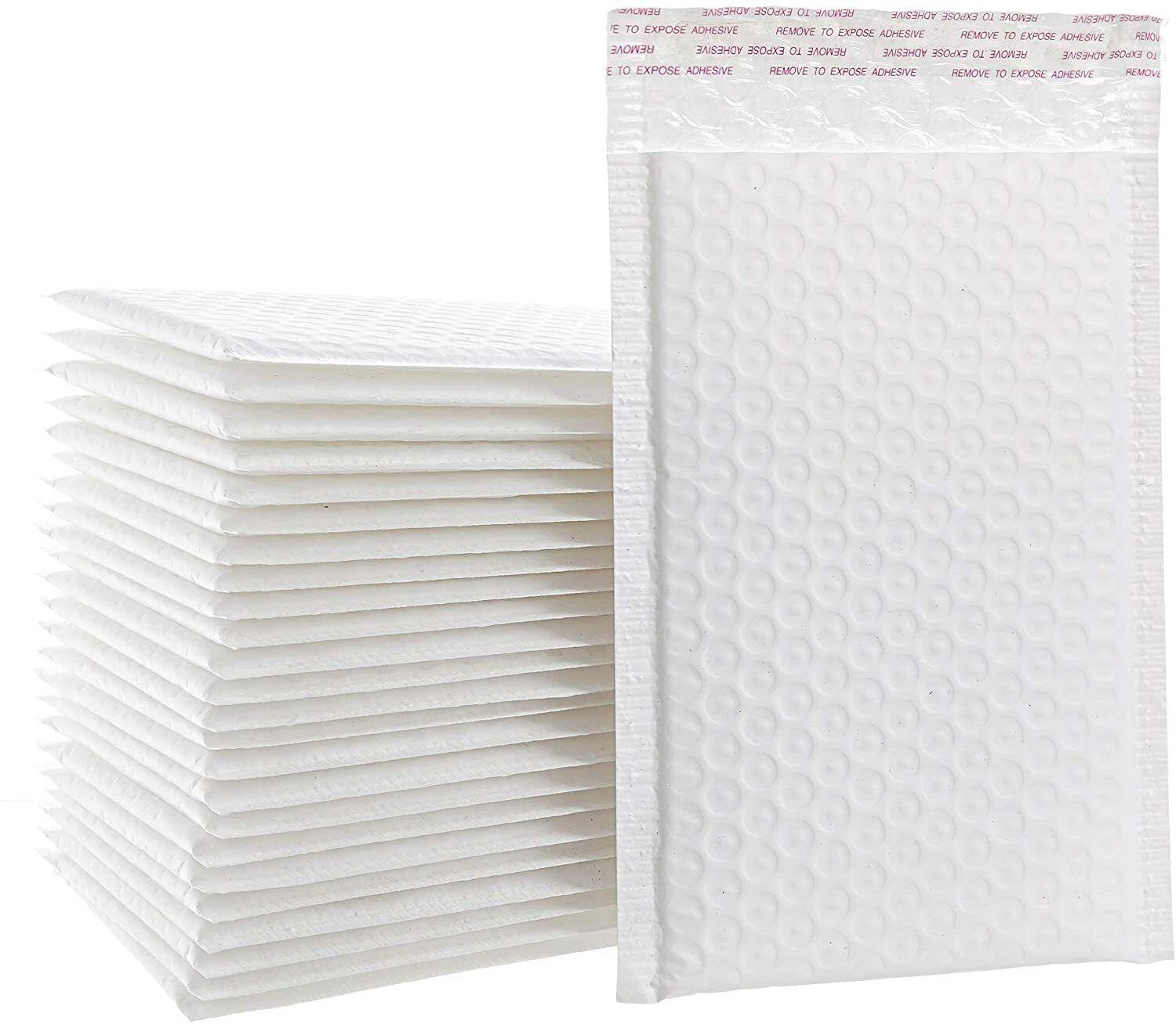 Poly Bubble Padded Envelopes Mailers Bags Variety Size #000-#7 - Prinko