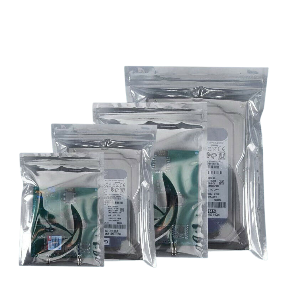 Antistatic Bags ESD Open Top & Resealable Shielding Bag For Small Elec ...