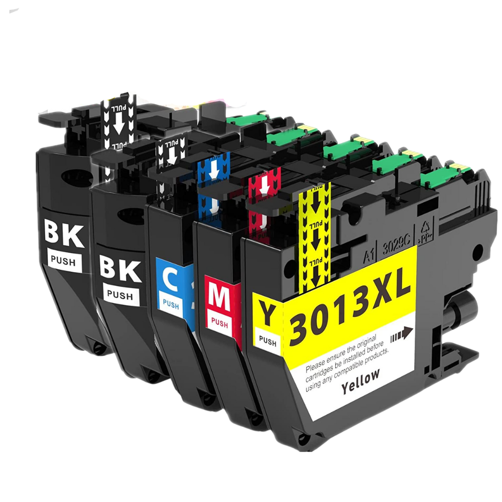Brother Compatible LC3013 Ink Cartridge (Black, Cyan, Magenta, Yellow ...
